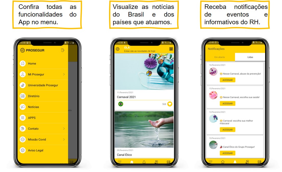 Intranet Prosegur - Espaço do Herói